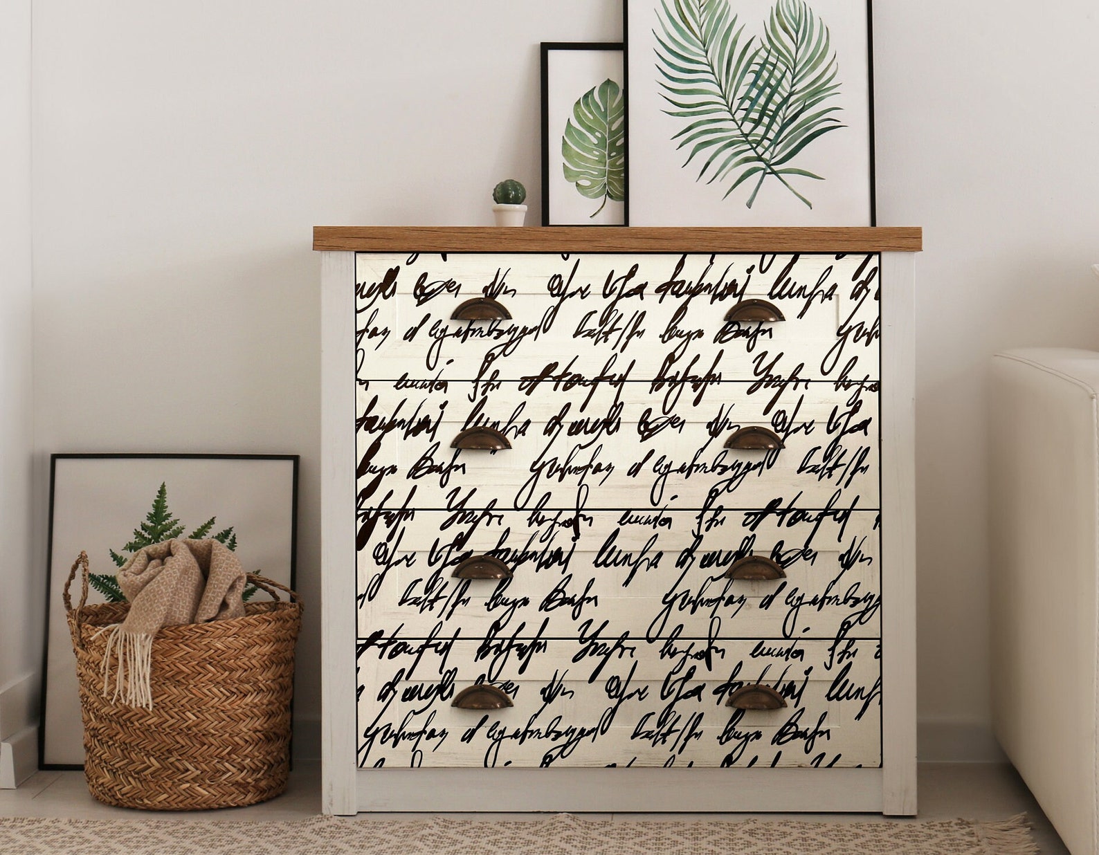 Handwrite Large Decoupage Paper - Decoupage Art - Large Size Rice Paper ...