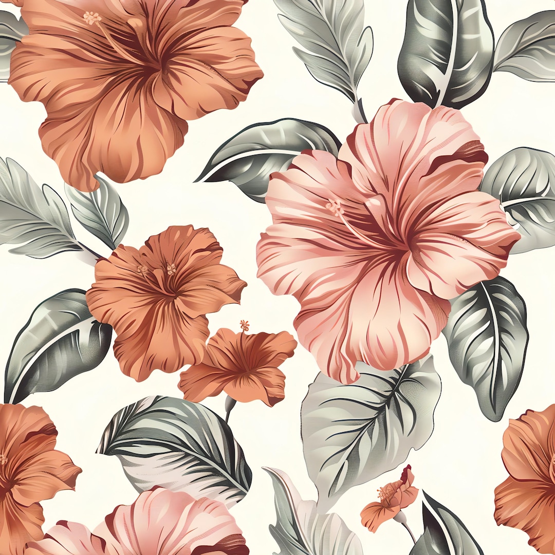 Decoupage Paper - Repeating Pattern - 6 Size Options - Floral Decoupage ...