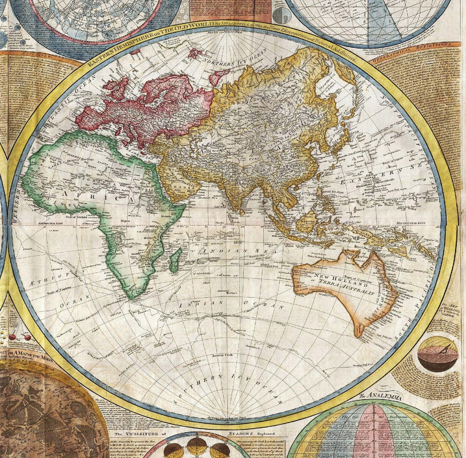 Old World Map - Large Rice Paper for Decoupage - Furniture Decoupage ...