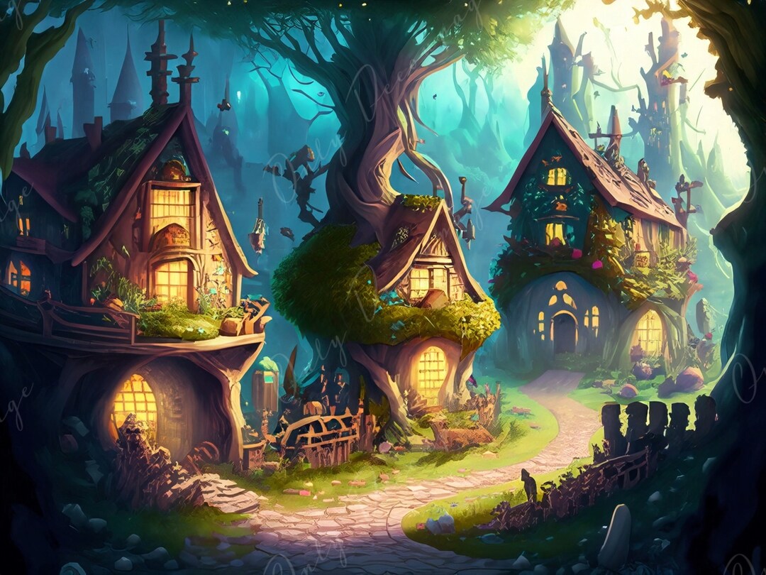 Decoupage Paper - Village - Rice Paper Decoupage - Farmhouse ...