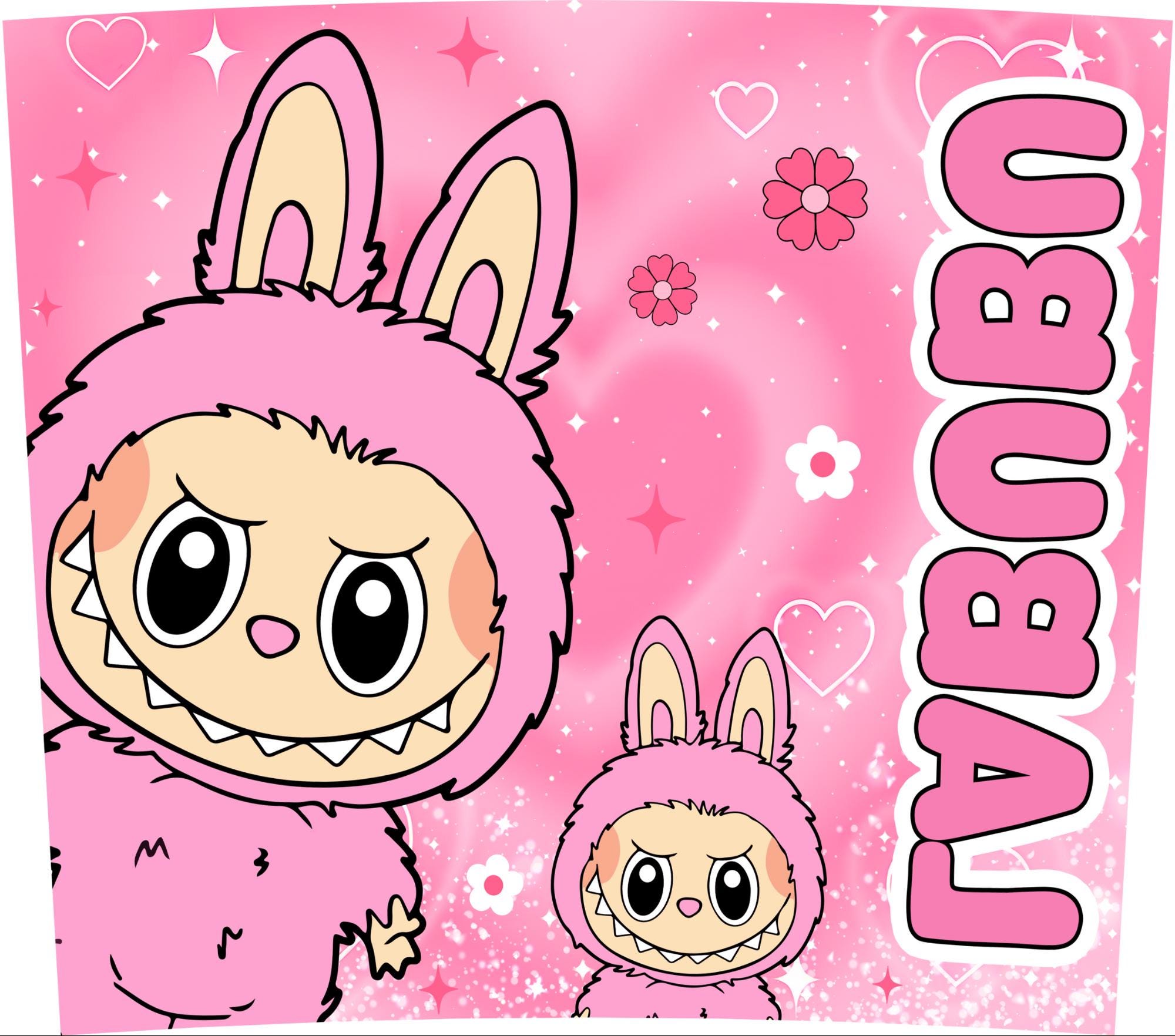 Labubu Tumbler Wrap - Etsy