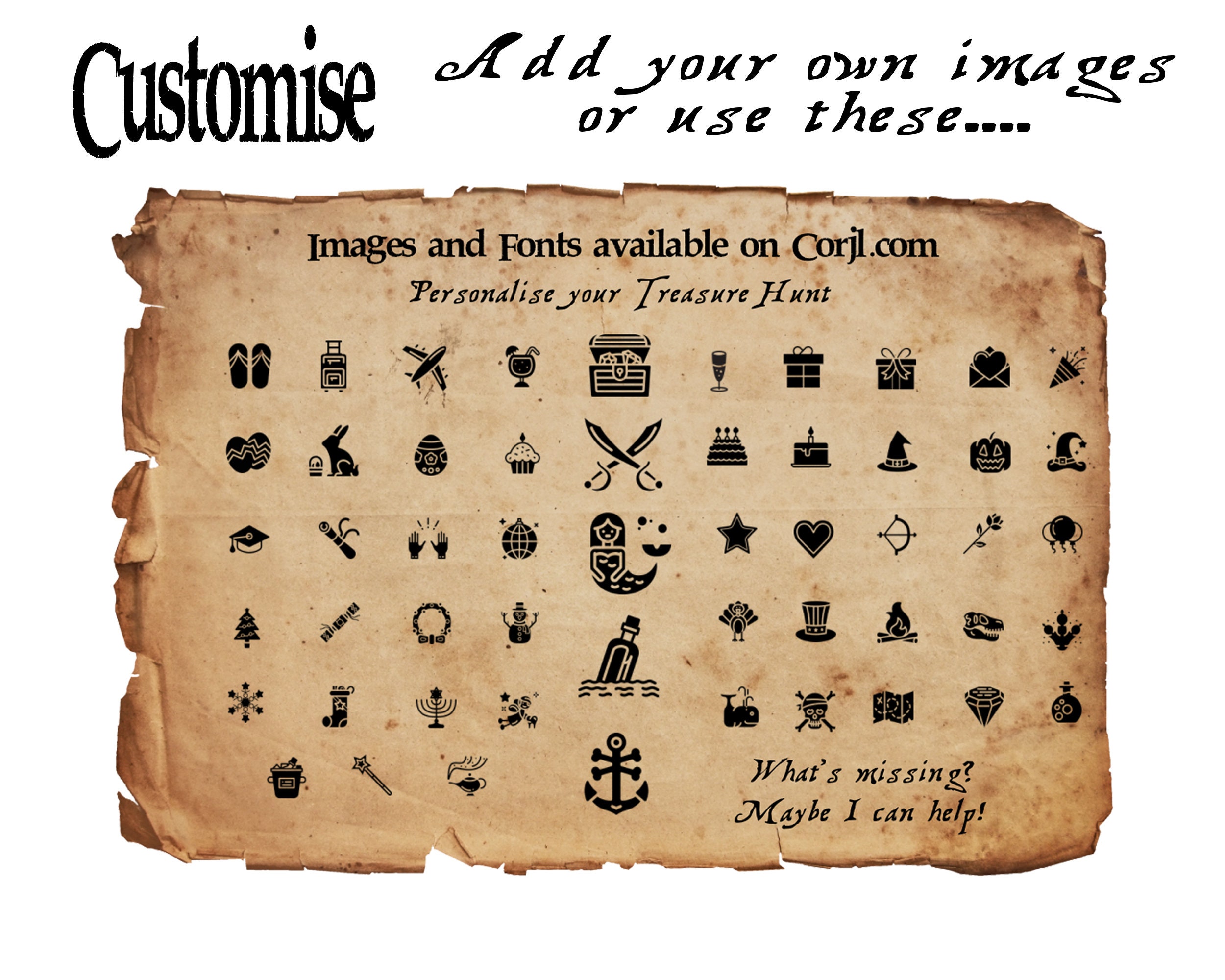 Indoor Rhyming Treasure Hunt Clues Scavenger Game Printable Etsy
