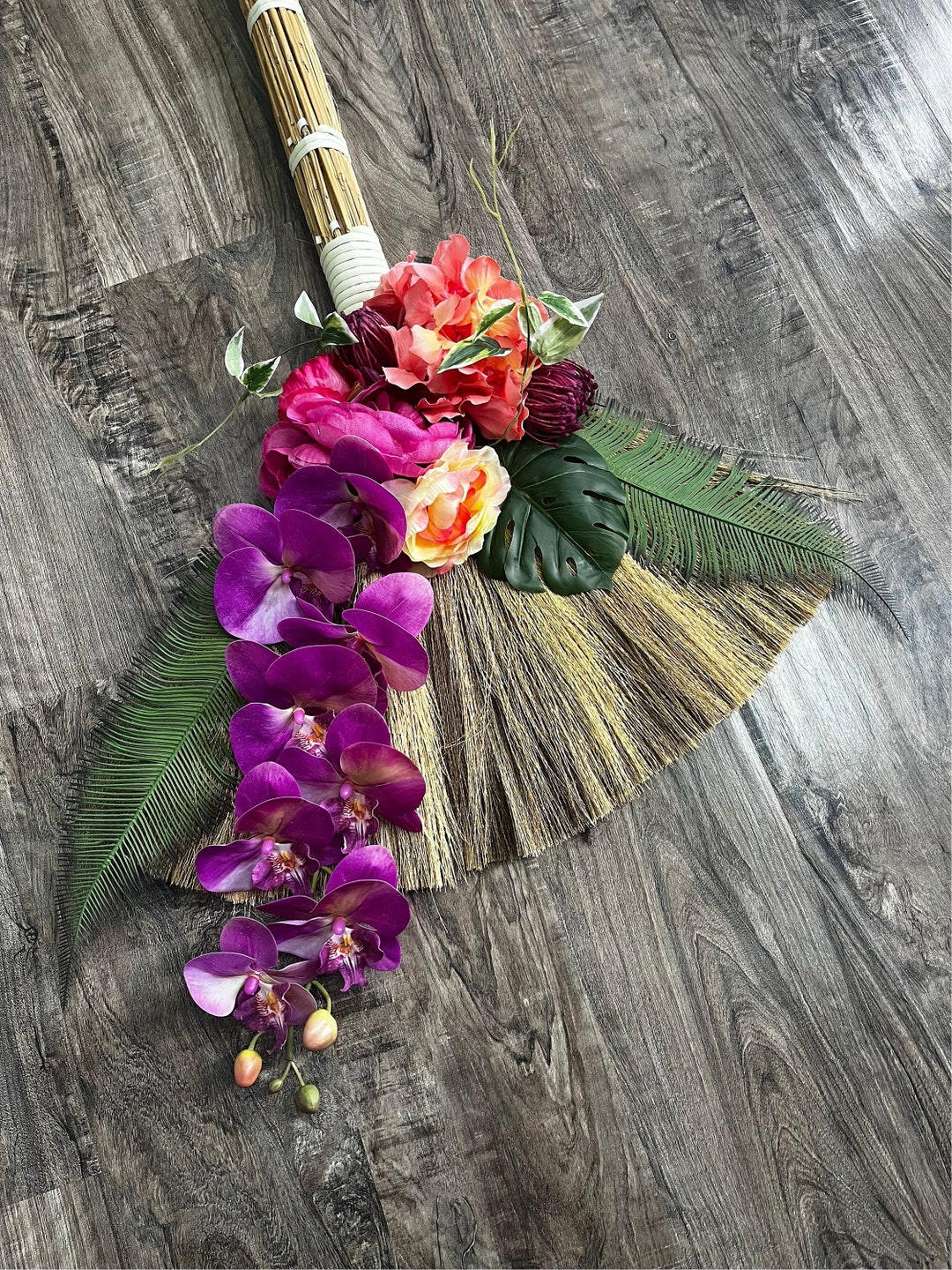Wedding Jumping Broom name: Paradise - Etsy
