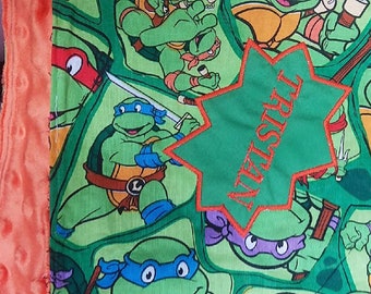 Tmnt blanket | Etsy