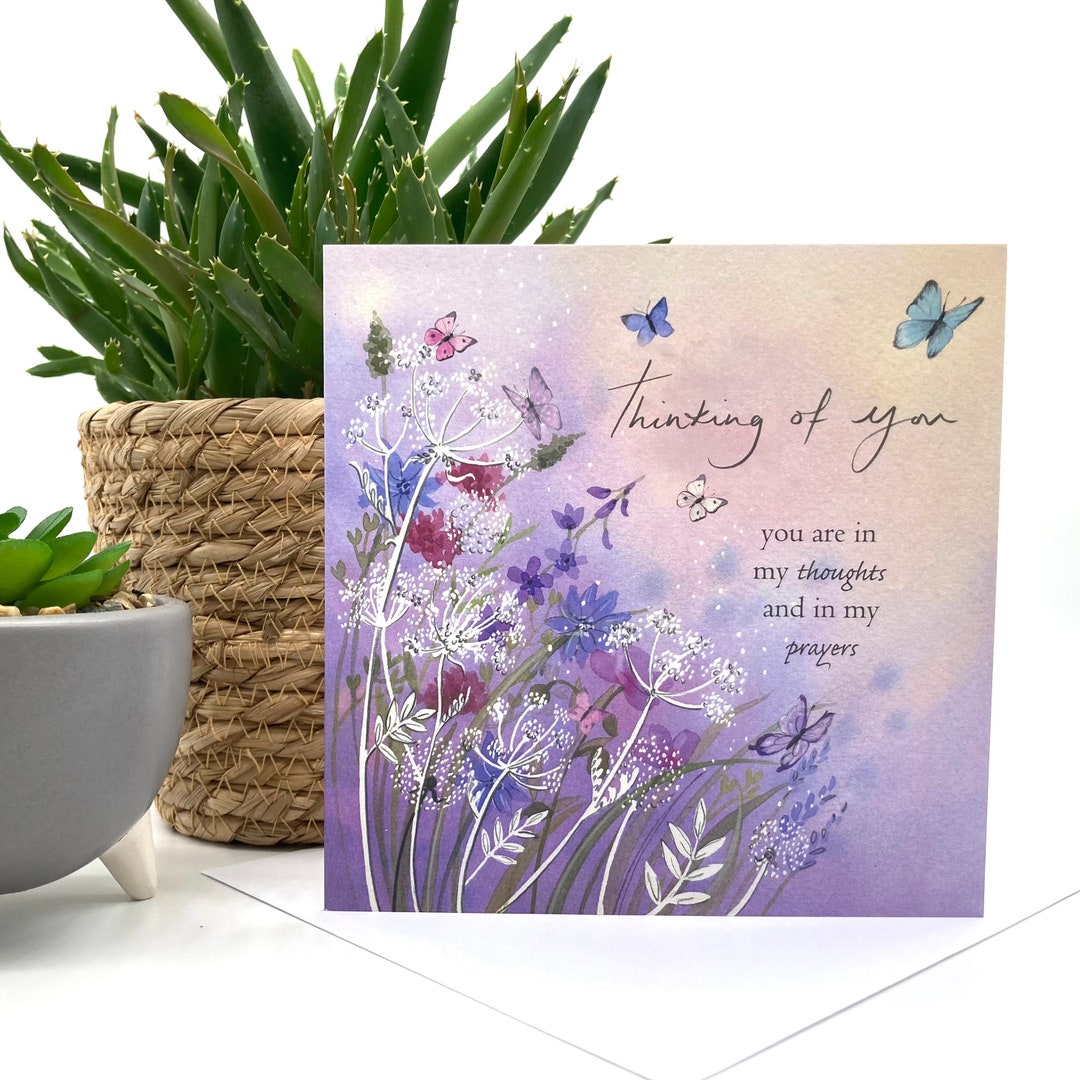 Meadow Thinking of You Christian Card - Etsy