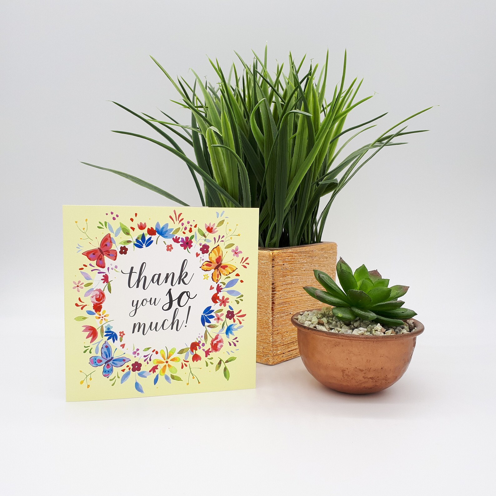 Thank You so Much Christian Card Card With Bible Verse - Etsy