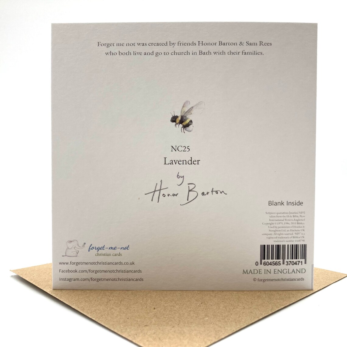 Lavender Christian Blank Card Scripture Religious Card - Etsy