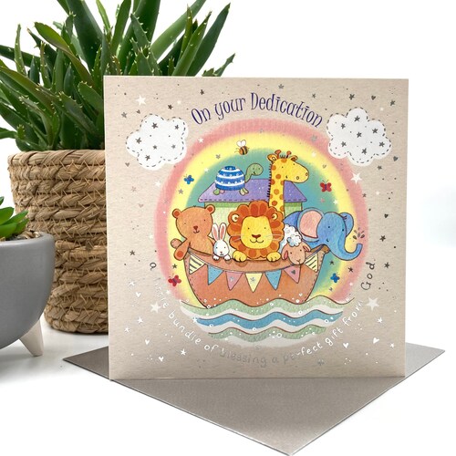 Dedication Card Baptism Card Christening Card Christian - Etsy