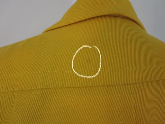 Vintage 1980s Jaeger Yellow Wool Cropped Blazer Jacke… - Gem