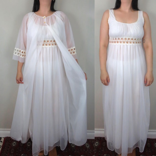 Sheer Nightgown Negligee - Etsy
