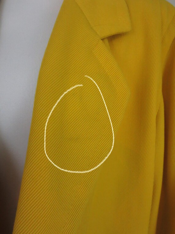 Vintage 1980s Jaeger Yellow Wool Cropped Blazer Jacke… - Gem