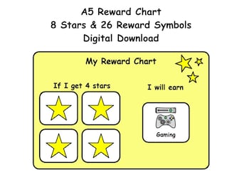Stars Behaviour Reward Chart for SEN/ Visual Learners/autism/adhd/add ...