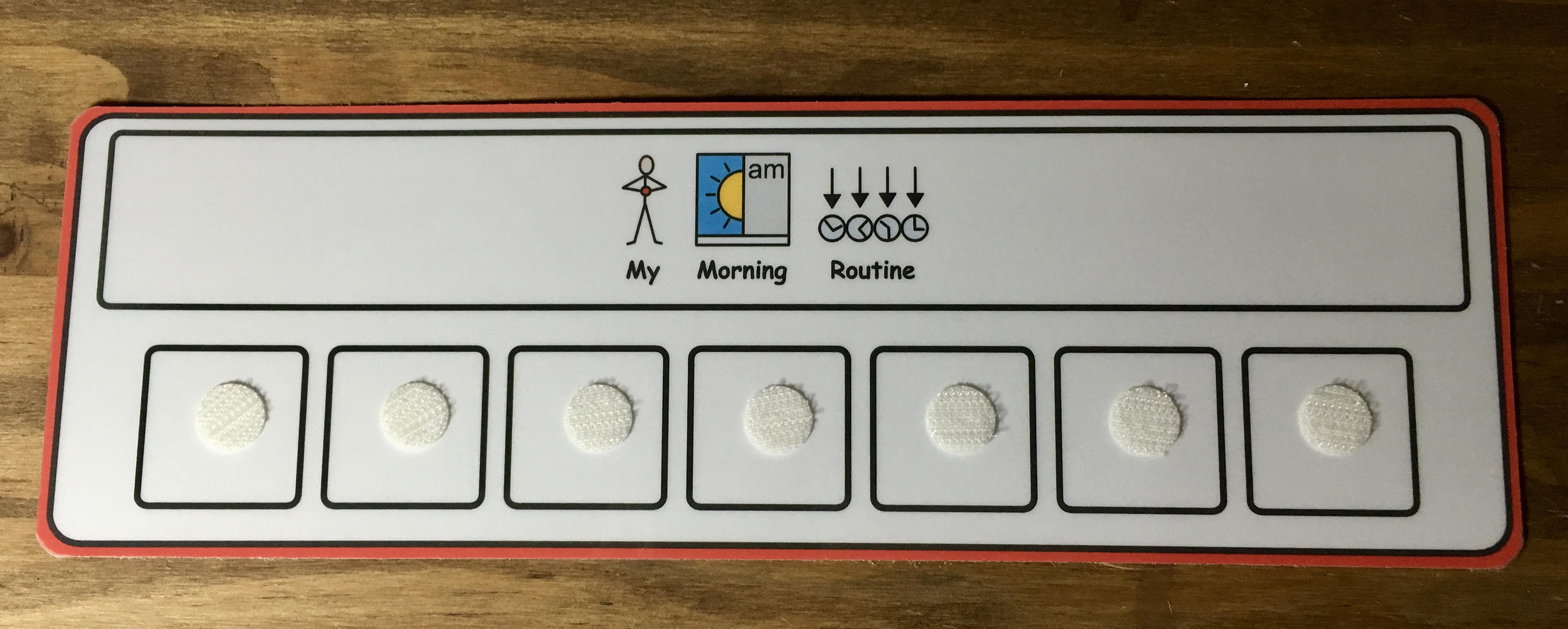 Small My Morning Routine Chart Visual Support Visual Aid for - Etsy