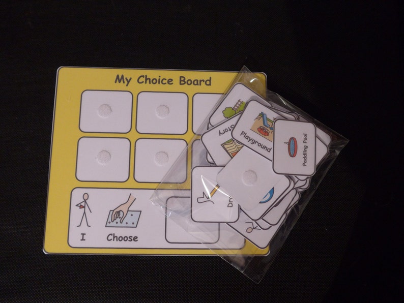My Choice Board Communication Visual Support Visual Aid for | Etsy
