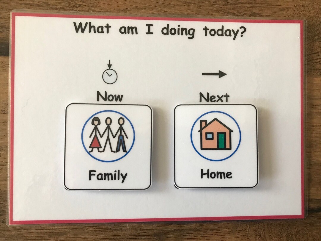 Now Next Pre School Sequencing Schedule & 48 Symbols Visual Aid for ...