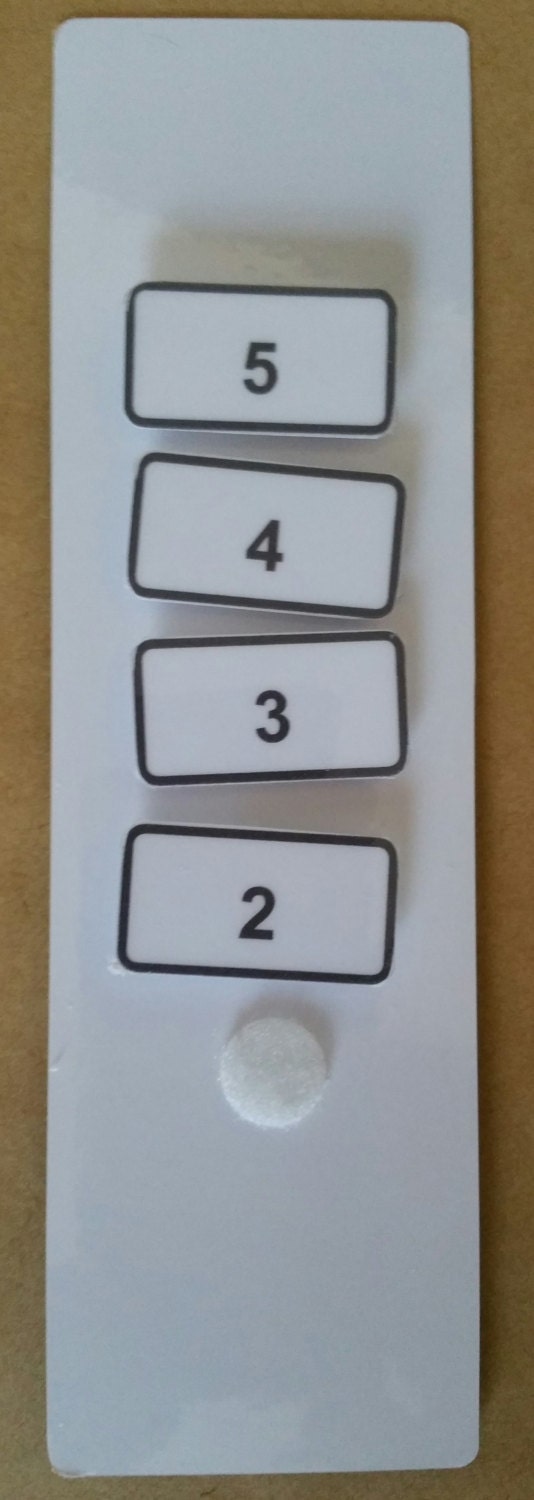 How Long Countdown Strip Visual Support/aid for - Etsy