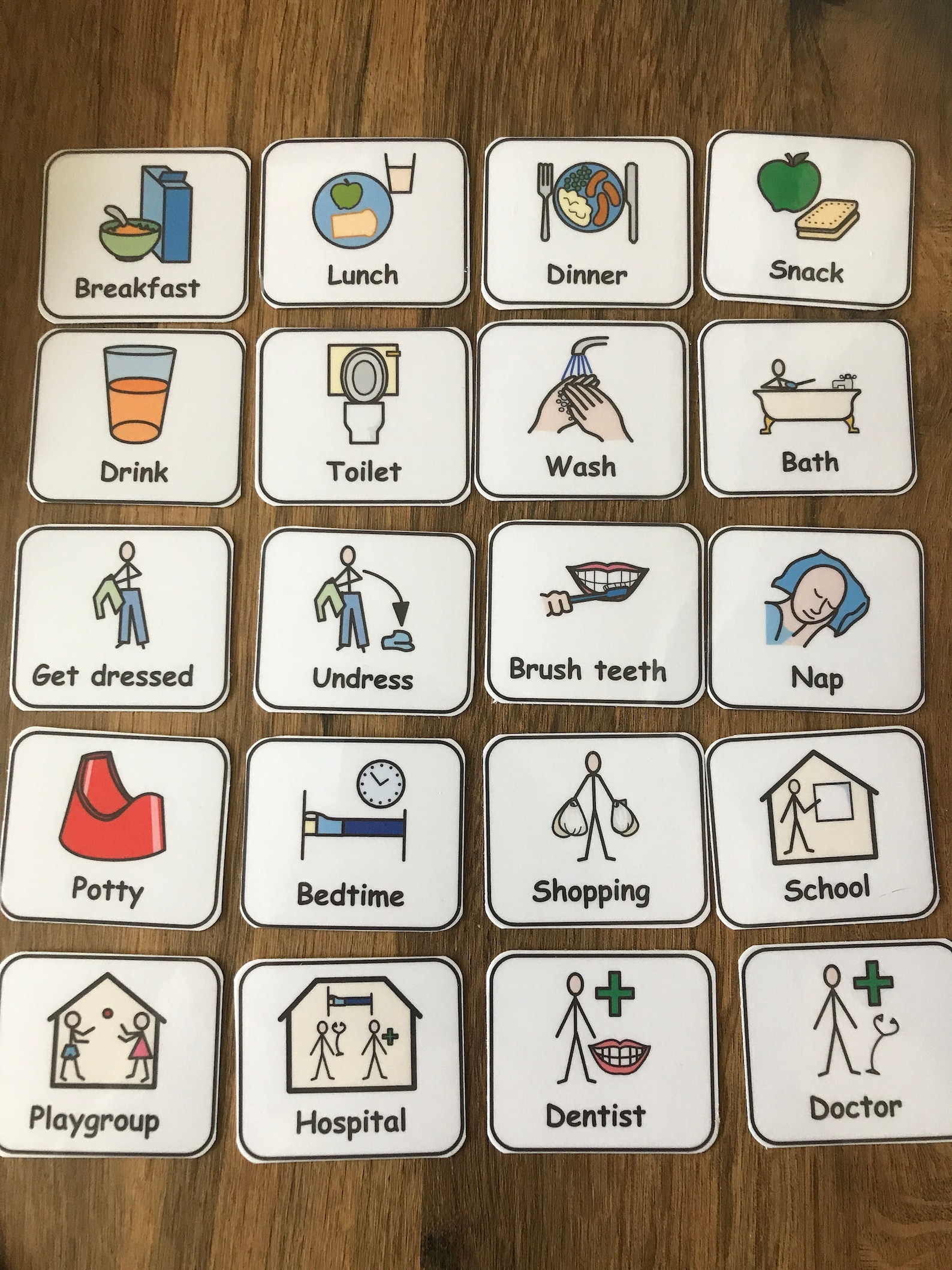 First/then Sequencing Visual Support Visual Aid for Asd/adhd/learning ...