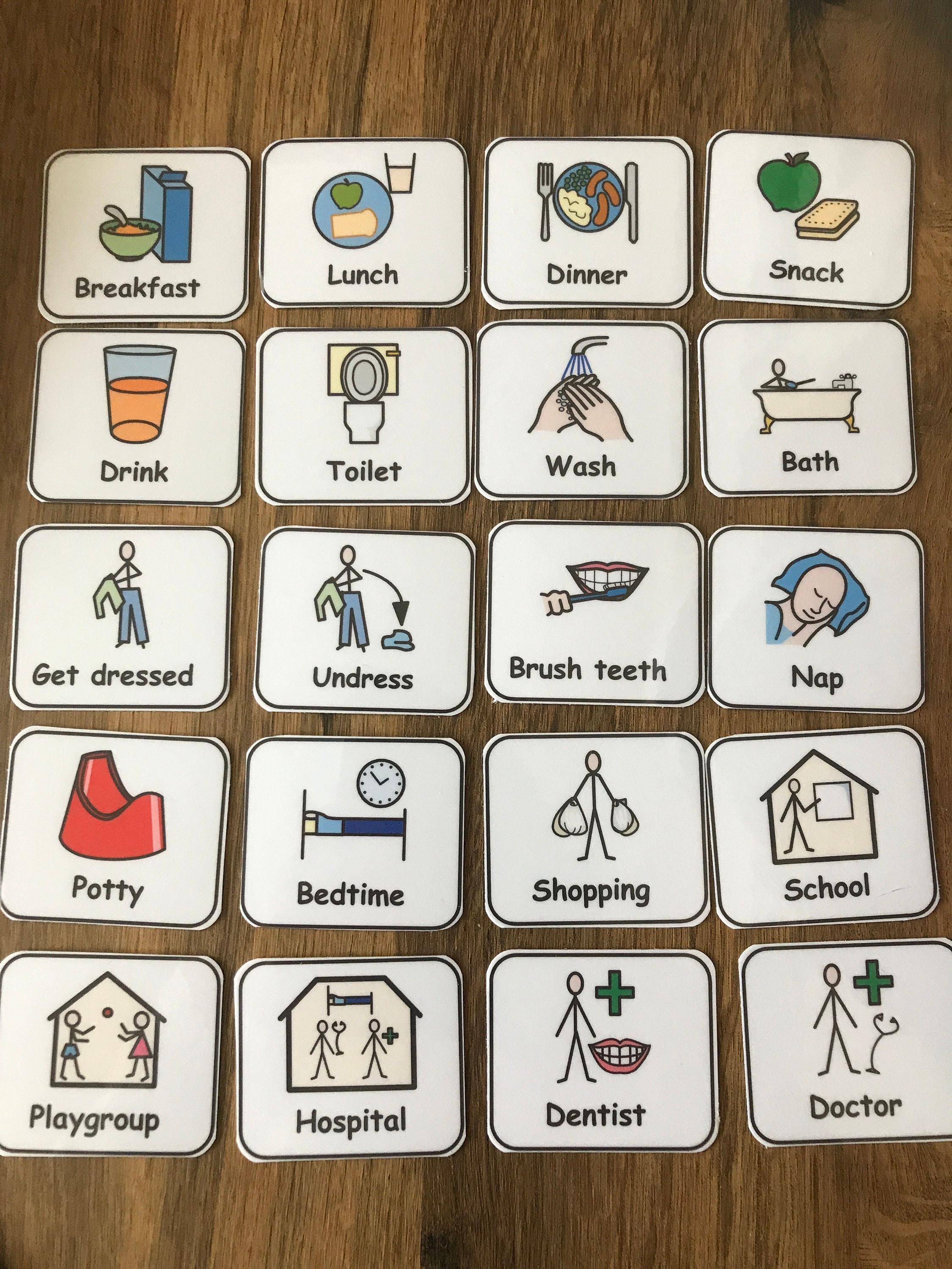 First/then Sequencing Visual Support Visual Aid for - Etsy UK