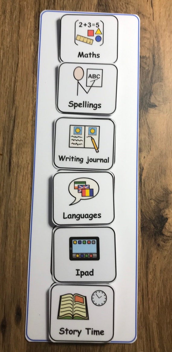 Schedule Chart and 40 Symbols for a Primary School Setting. | Etsy