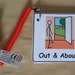Communication Keyring Out & About Symbols Visual Support Visual Aid for ...