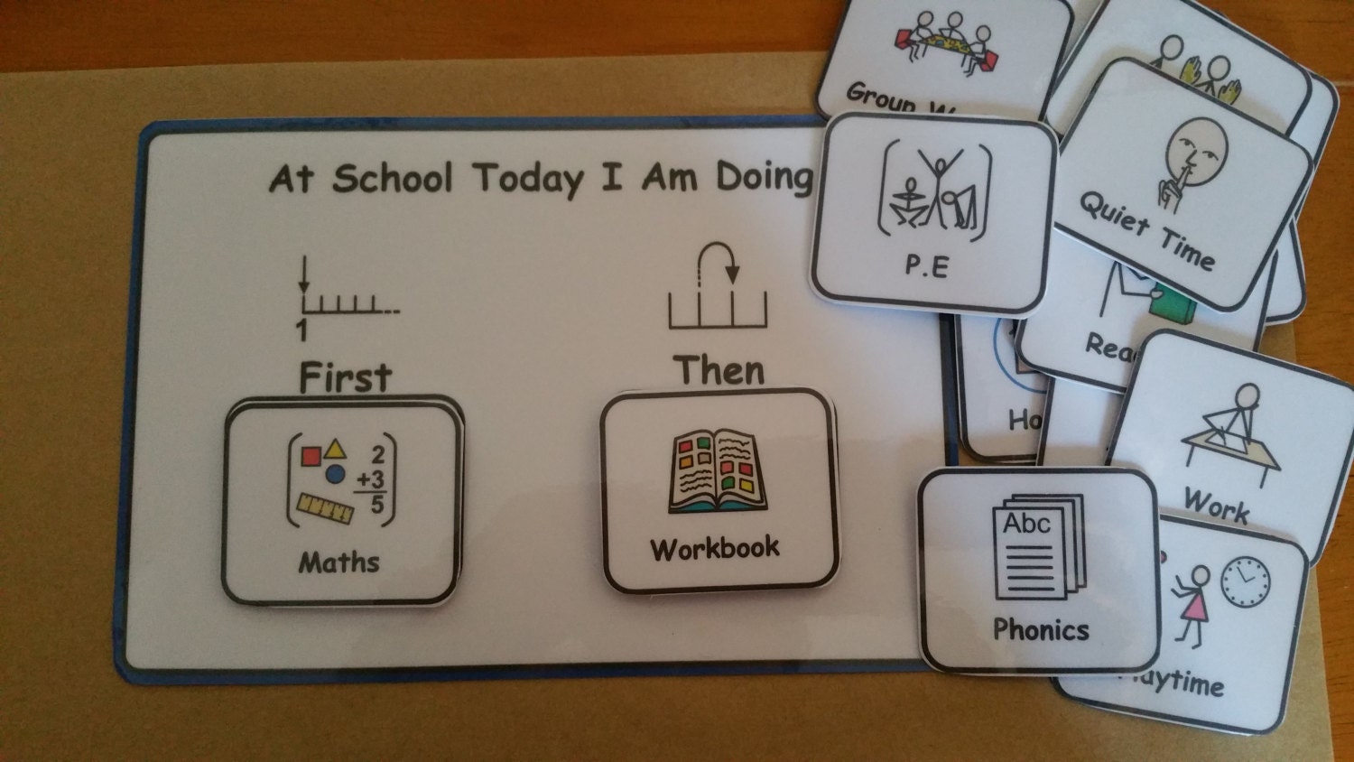 First/then Sequencing Visual Support Visual Aid for | Etsy