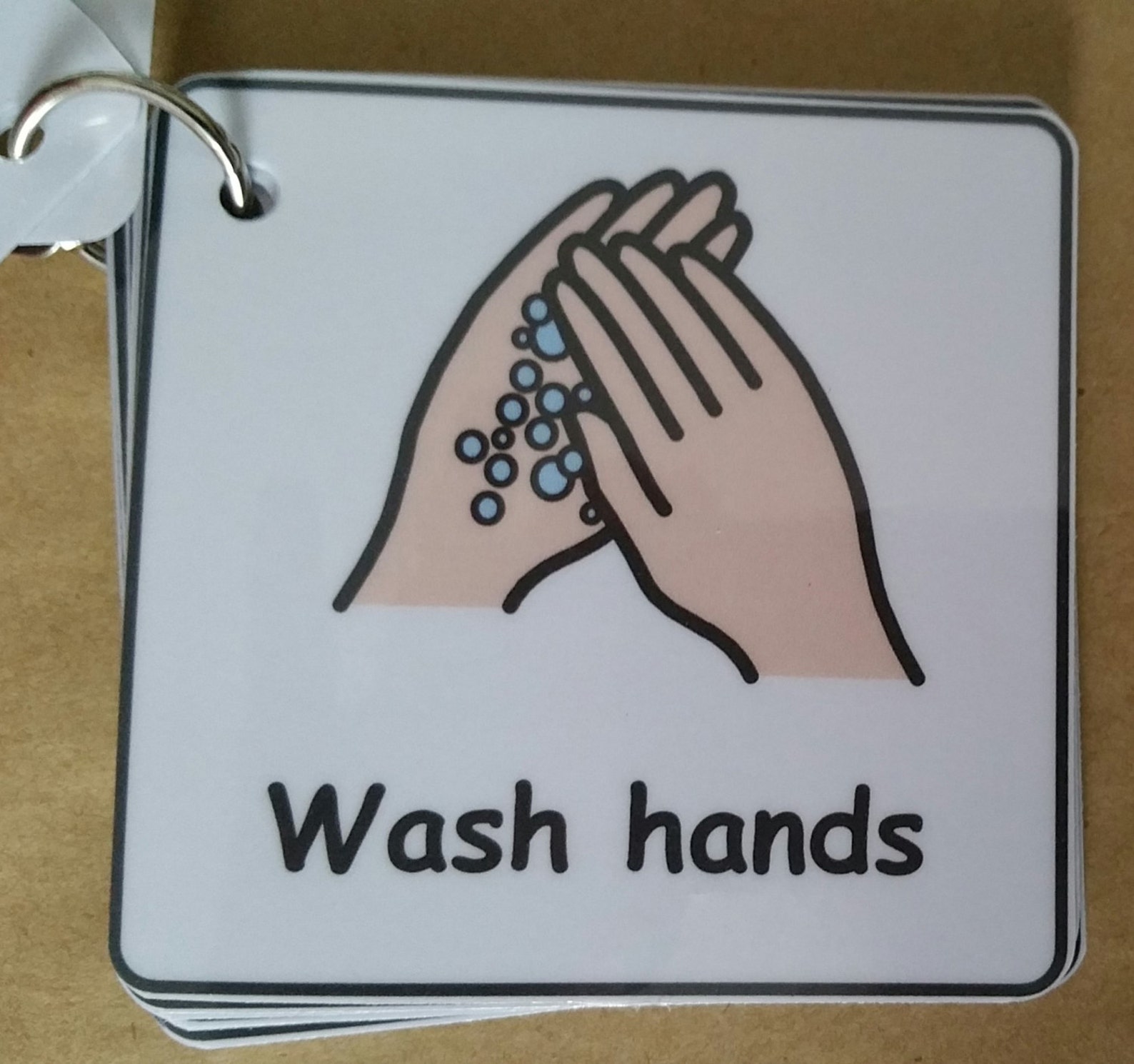 Communication Keyring Out & About Symbols Visual Support - Etsy