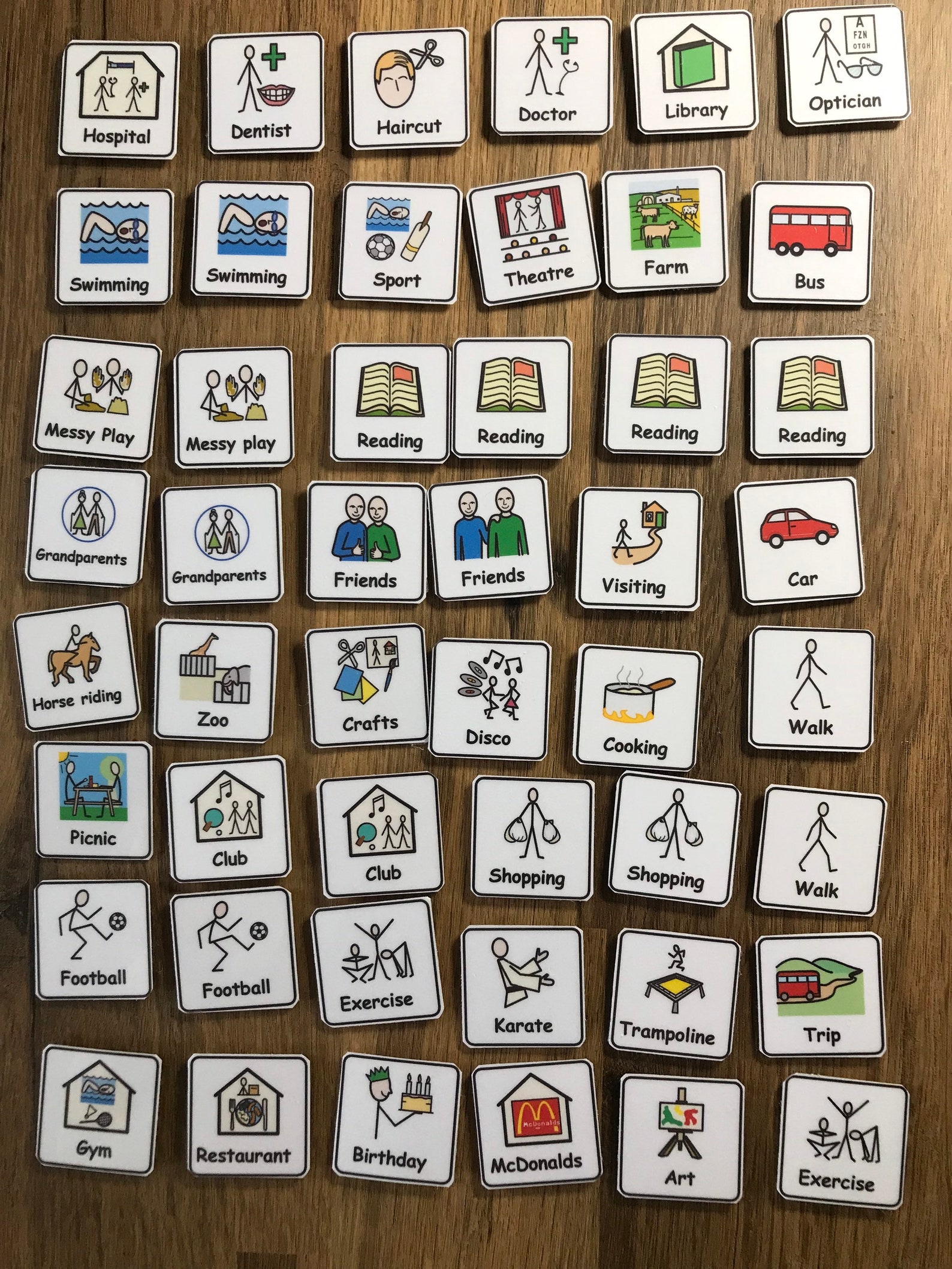 Weekly Schedule Planner Routine Daily Visual Timetable Visual - Etsy UK