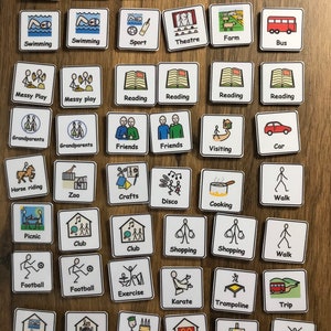 Weekly Schedule Planner Routine Daily Visual Timetable Visual Aid for ...