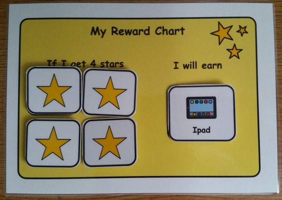 A5 Reward Chart for SEN/ Visual - Etsy New Zealand