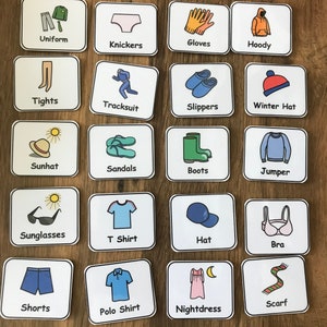 My Getting Dressed Chart Visual Support Visual Aid for Asd/adhd/add ...