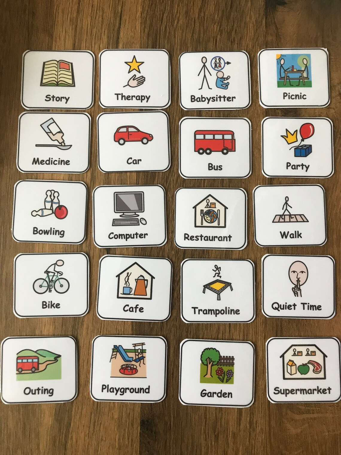 First/then Sequencing Visual Support Visual Aid for Asd/adhd/learning ...