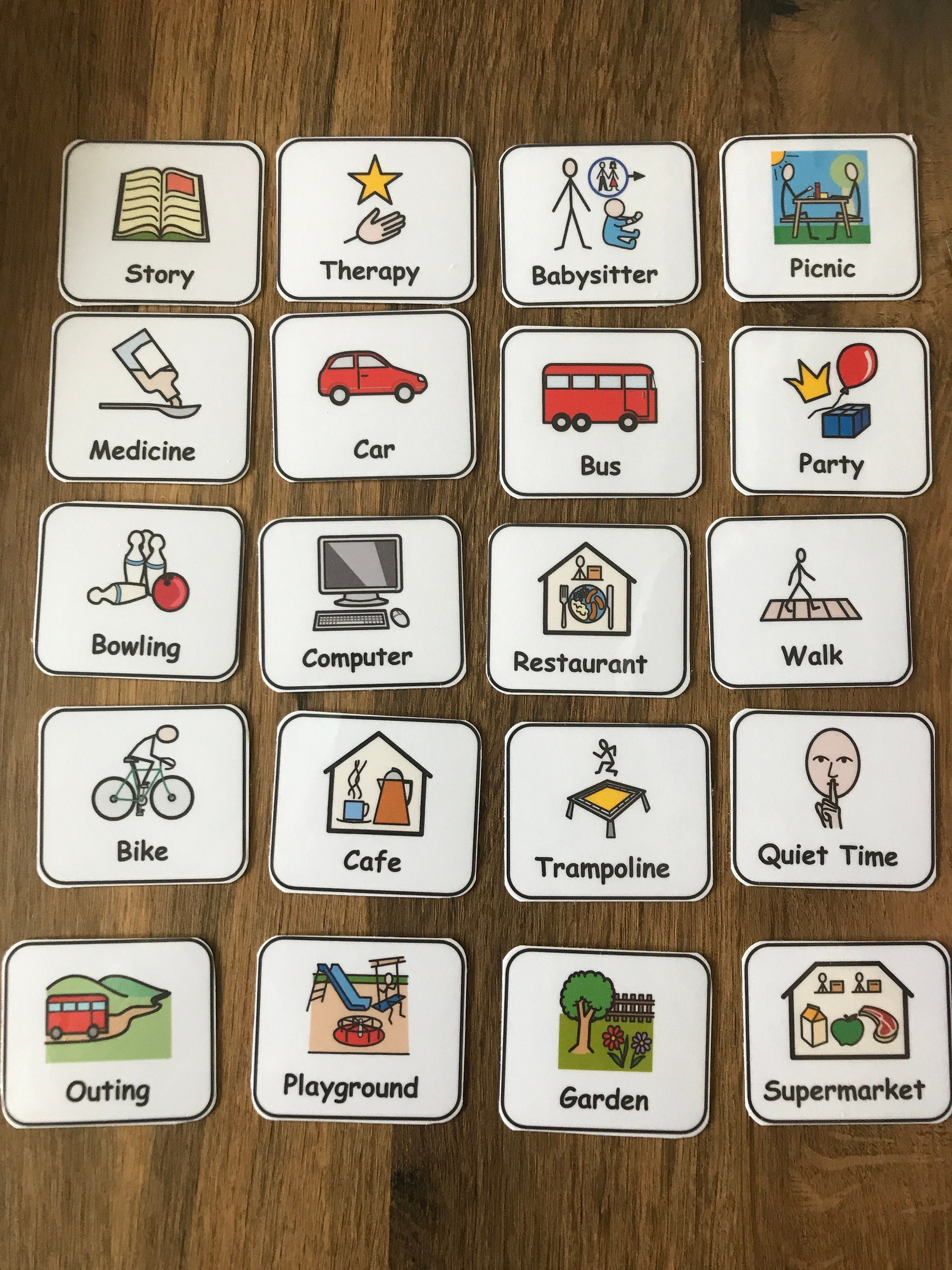 First/then Sequencing Visual Support Visual Aid for - Etsy UK