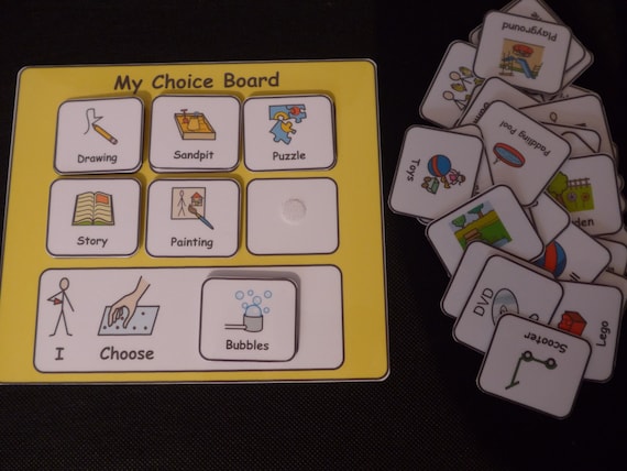 My Choice Board Communication Visual Support Visual Aid for | Etsy Ireland