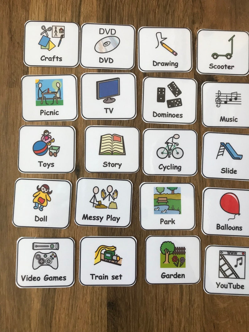 My Choice Board Communication Visual Support Visual Aid for | Etsy