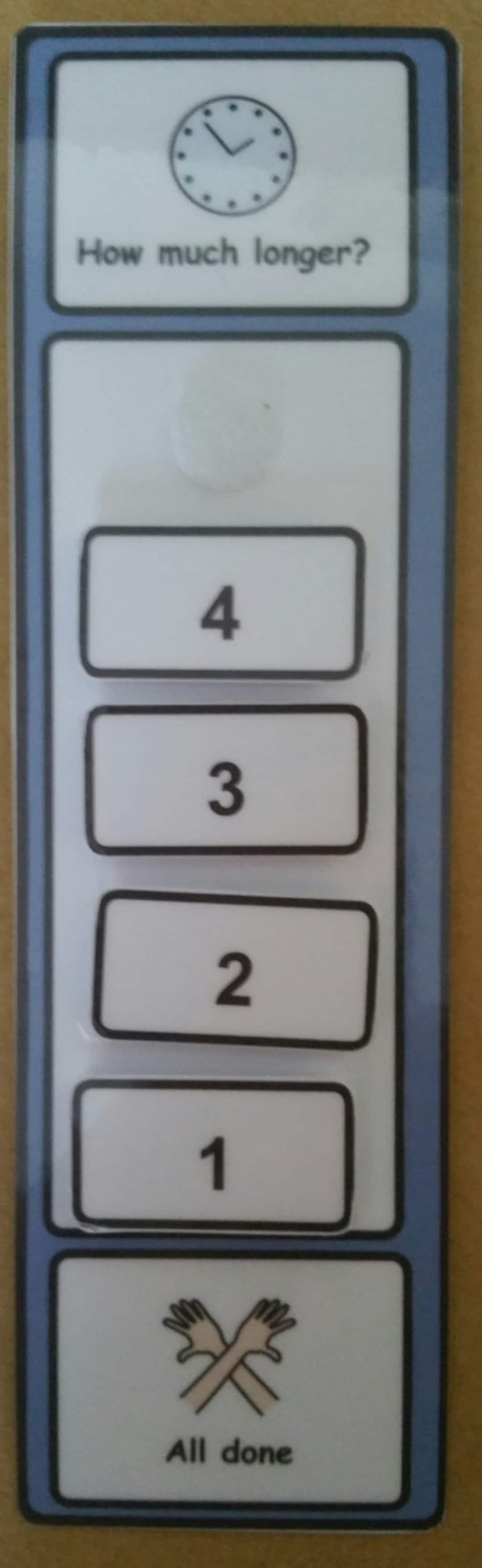 How Long? Countdown Strip Visual Support/aid for Autism/adhd//visual ...