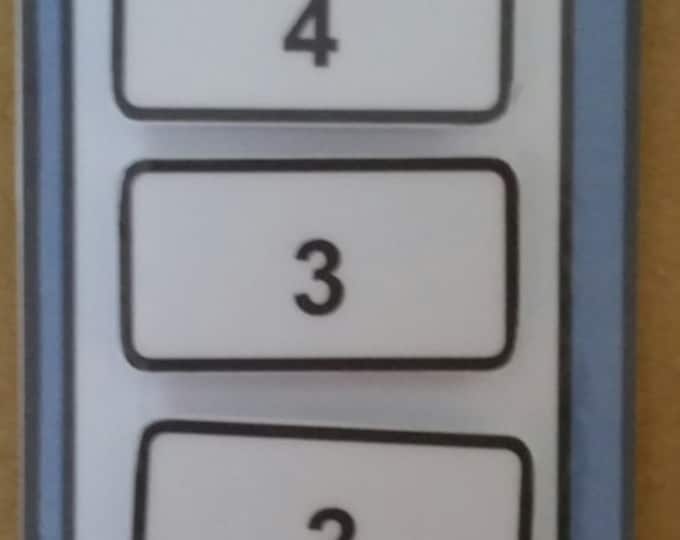 How Long? Countdown Strip Visual Support/aid for Autism/adhd//visual ...