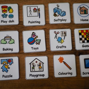 Now Next Pre School Sequencing Keyring & 48 Symbols Visual Aid for ...