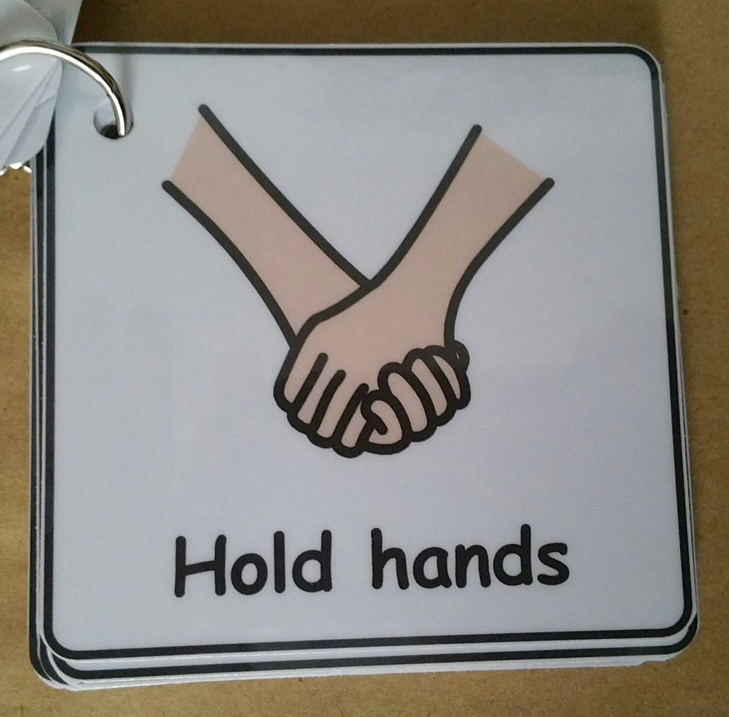 Communication Keyring Out & About Symbols Visual Support - Etsy