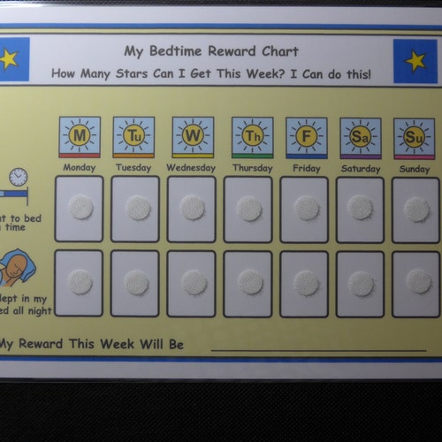 A5 Reward Chart for SEN/ Visual - Etsy UK