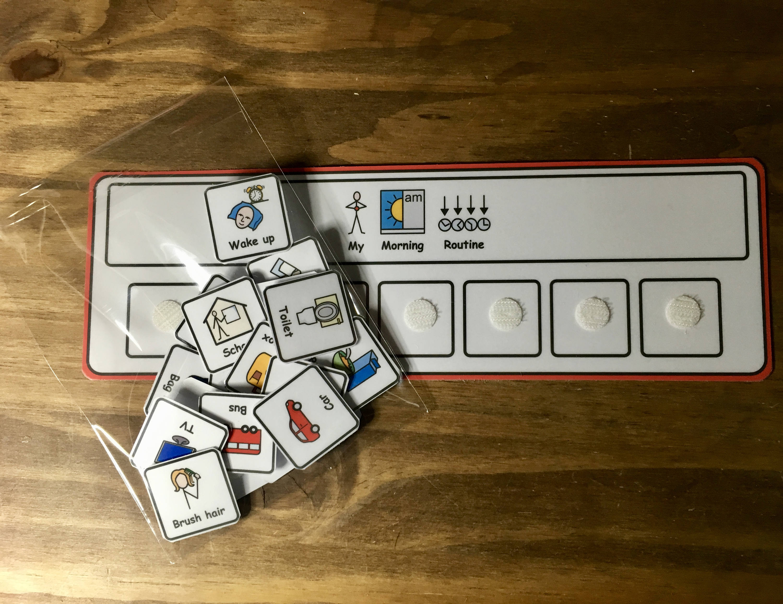 Small My Morning Routine Chart Visual Support Visual Aid for - Etsy