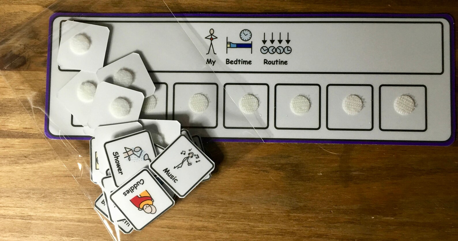 Small My Bedtime Routine Chart Visual Support Visual Aid for | Etsy UK