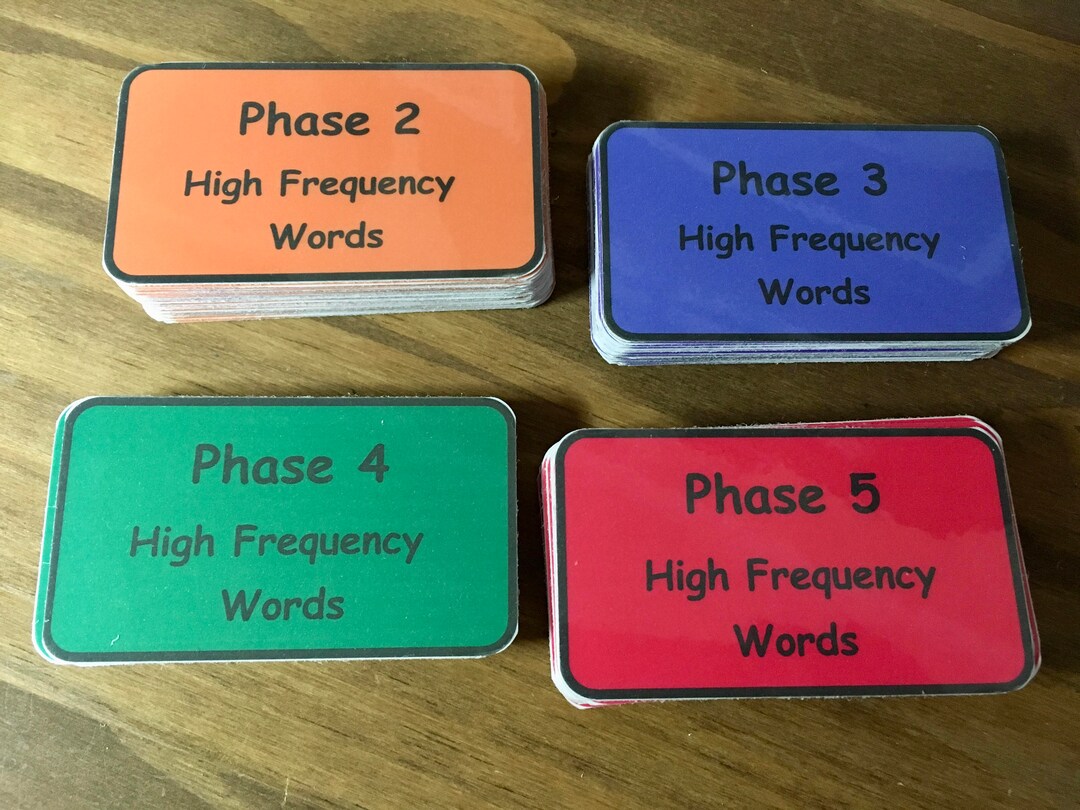 high-frequency-words-flashcards-phases-2-5-primary-school-etsy