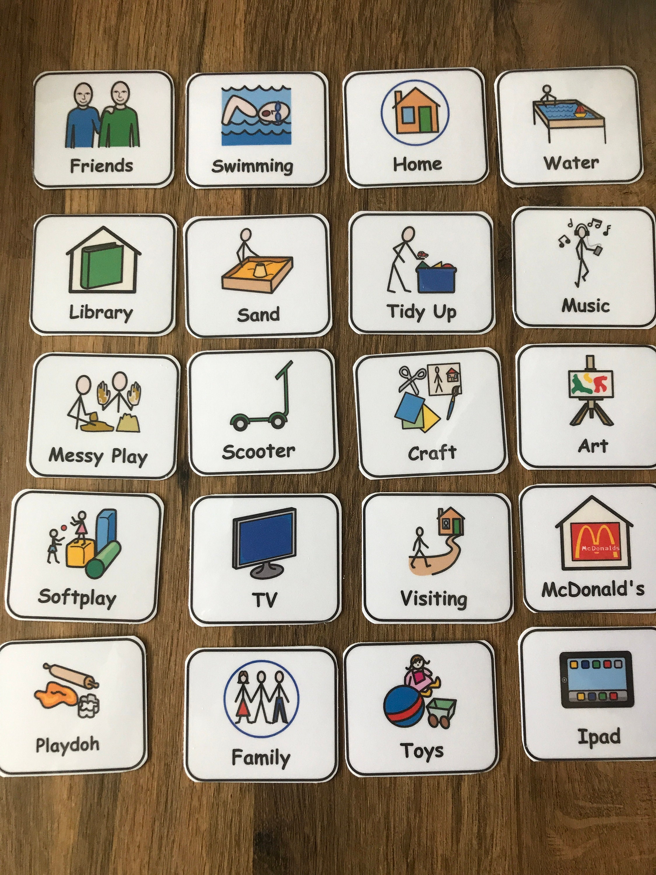 First/then Sequencing Visual Support Visual Aid for - Etsy UK