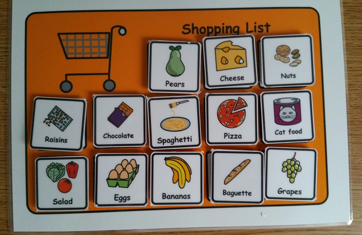 A5 Shopping List Visual Aid for Asd/adhd/add/learning - Etsy