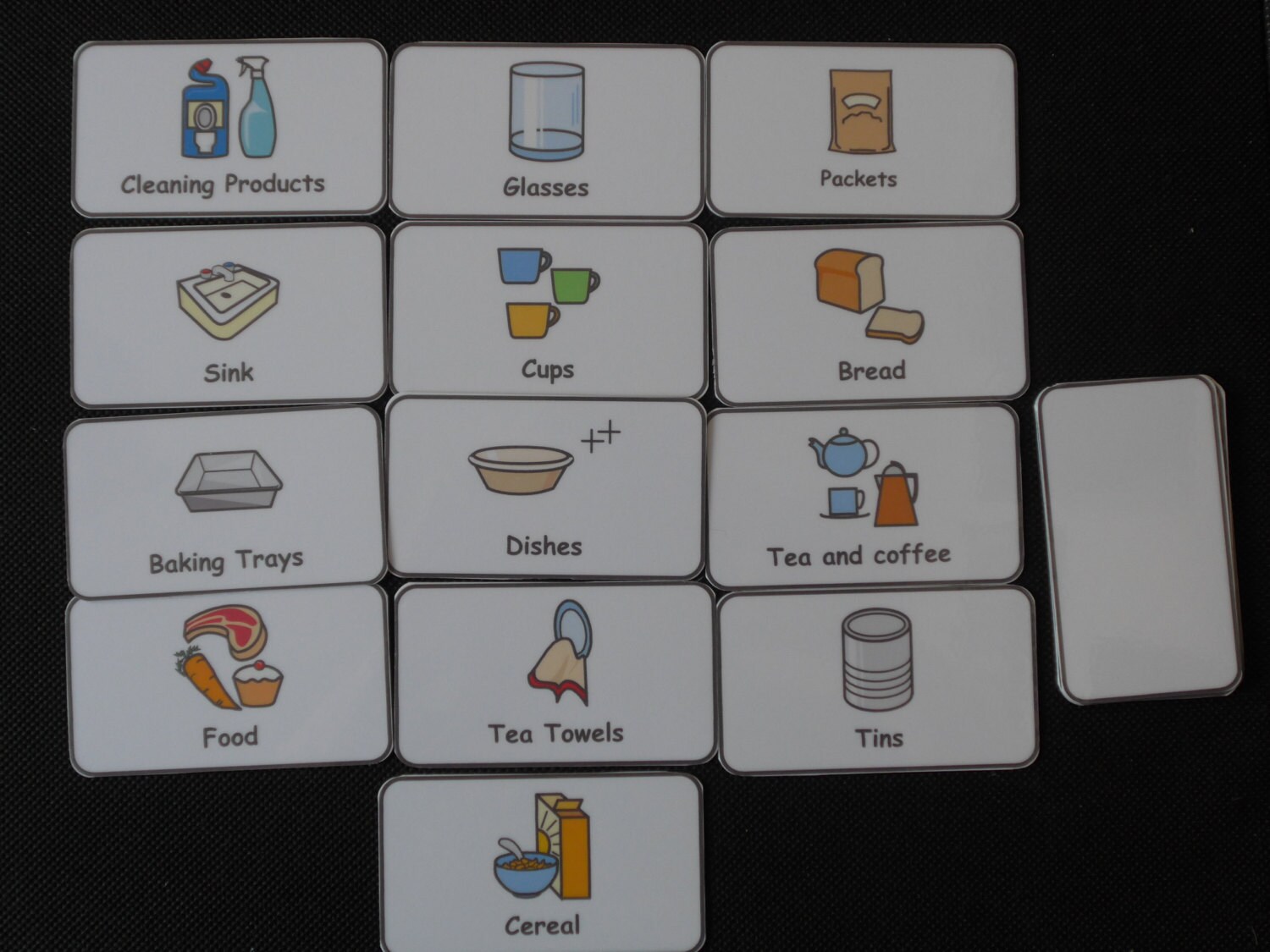 Kitchen Cupboard Signs Support/Aid for Autism/ADHD/Visual | Etsy