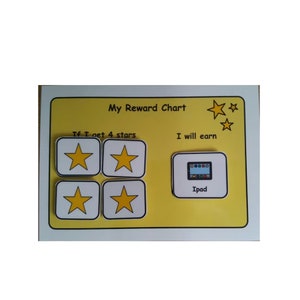 A5 Behaviour Reward Chart Printable 34 Symbols for SEN/ Visual Learners ...