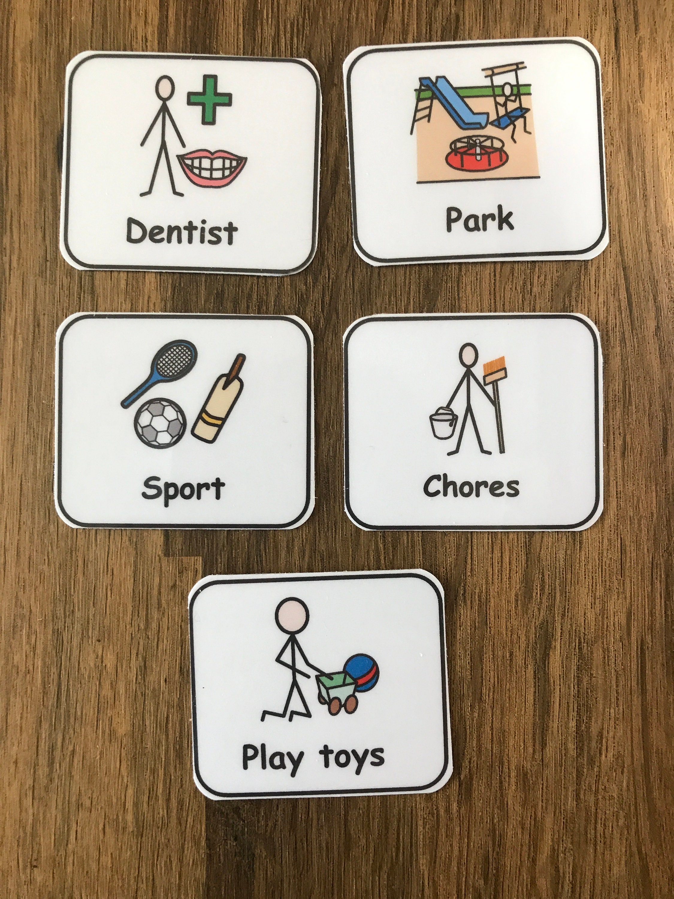 My Daily Schedule/planner Visual Support/aid With 80 Large - Etsy