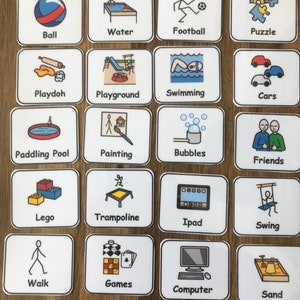 My Choice Board Communication Visual Support Visual Aid for Asd/adhd ...