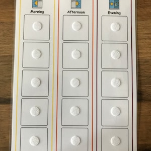 My Schedule Today Routine Planner & 72 Symbols Children Autism Visual ...