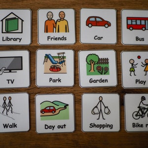 Now Next Pre School Sequencing Keyring & 48 Symbols Visual Aid for ...